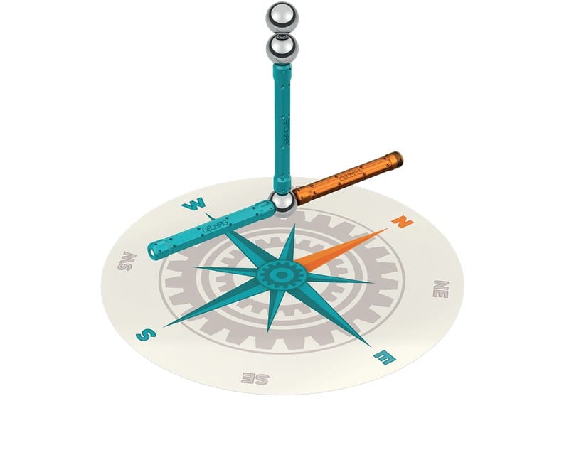 Geomag igra, Mechanics – magnetic compass - Kreativa